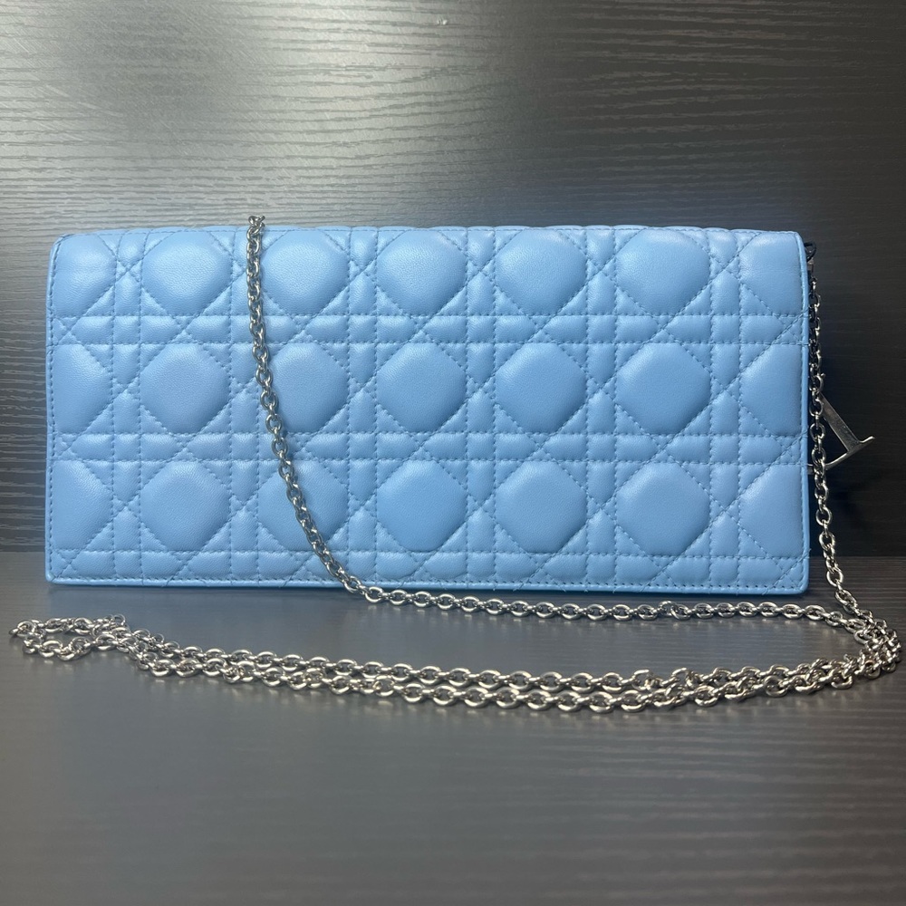 Christian Dior Lady Dior Convertible Chain Cannage Qu… - Gem